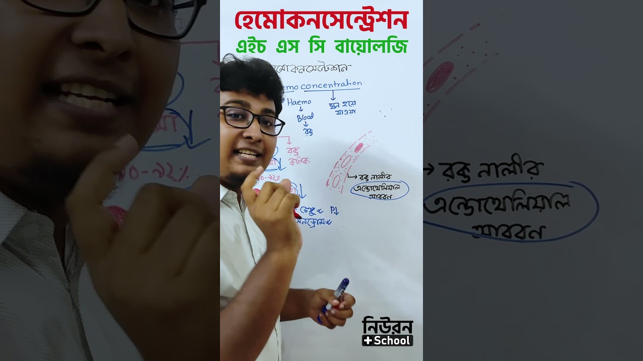 হেমোকনসেন্ট্রেশন কি? ( What is Hemoconcentration ) | HSC Biology - YouTube