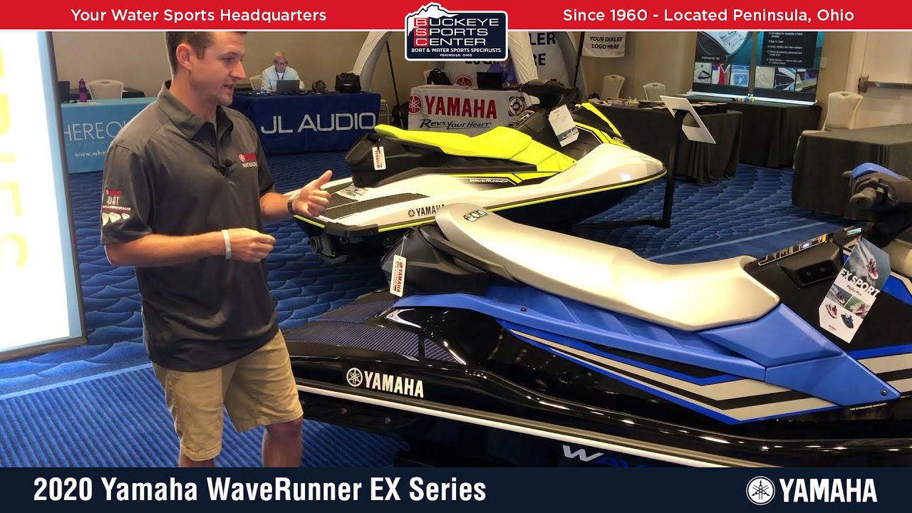 2020 Yamaha WaveRunner EX Series Walk Around Details - YouTube
