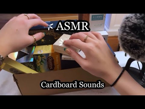 ASMR Cardboard Tapping, Scratching, and Tracing! No Talking 🫶🏻 - YouTube