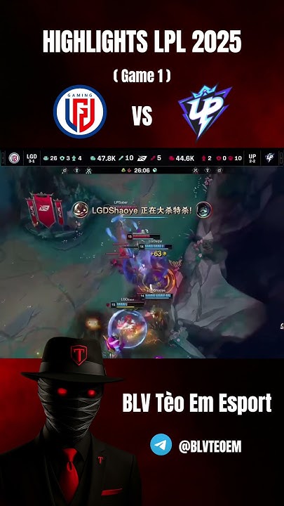 Siêu hùng giáng thế quá đẹp đến từ LGD | Highlight LPL 2025 | LGD 1-0 UP - YouTube