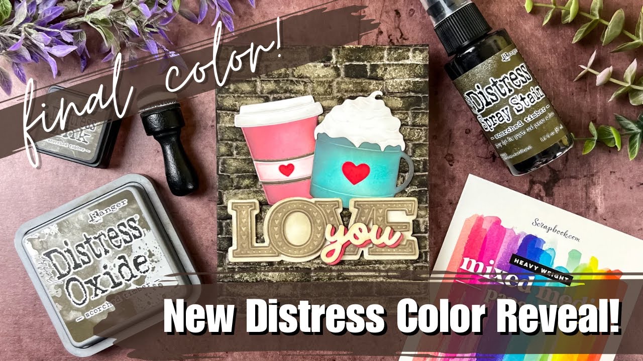 NEW TIM HOLTZ Distress Color REVEAL + Swatches and Techniques - YouTube