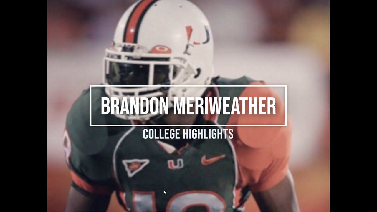 Brandon Meriweather College Highlights - Miami (Fl.) - YouTube
