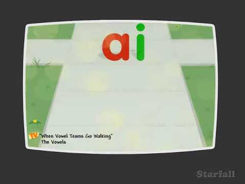 Vowel Teams - Starfall - YouTube