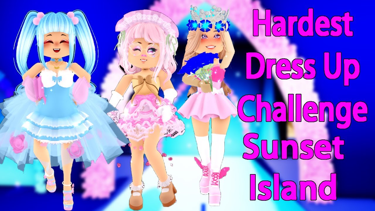 I Tried The Hardest Dress Up Challenge In Sunset Island Pageant Royale ...