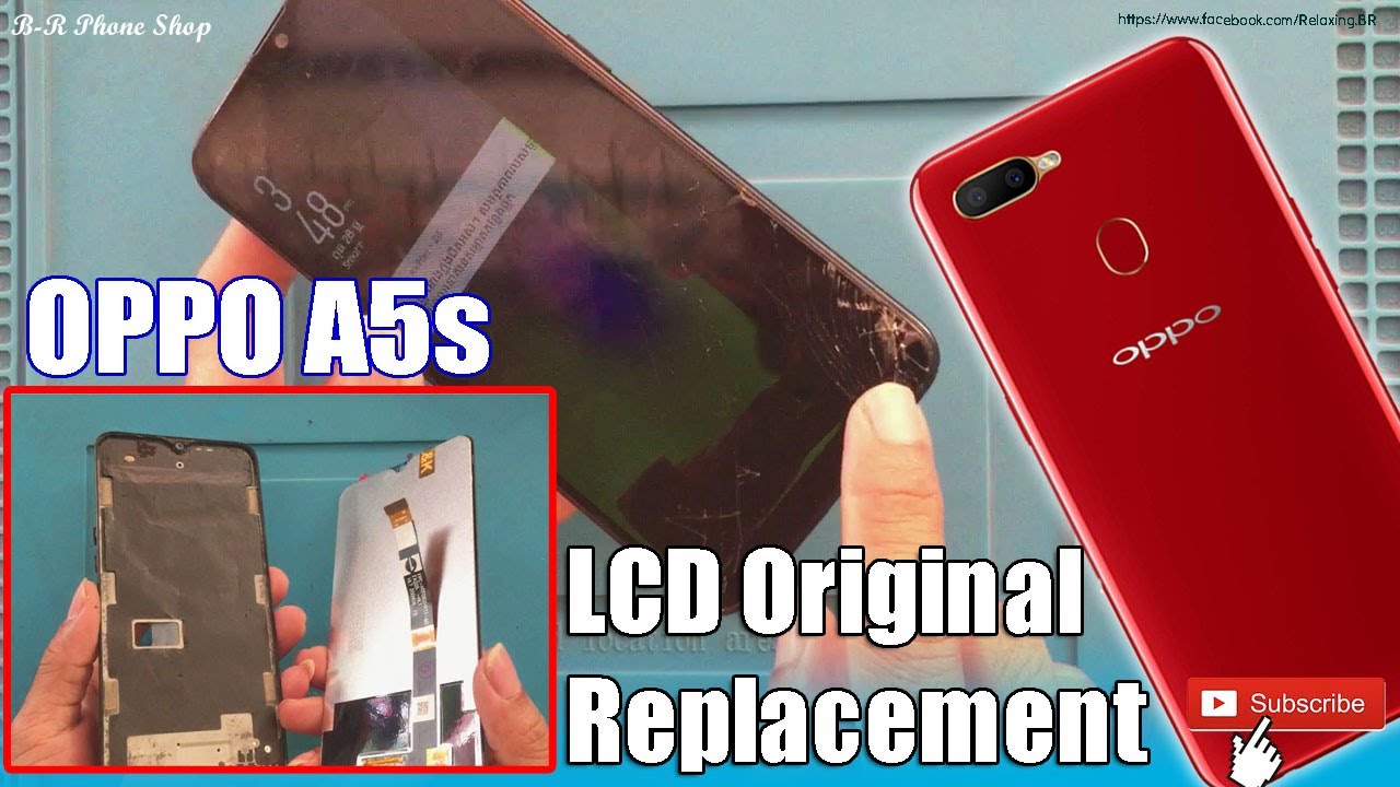 How to oppo A5s LCD Original Replacement - YouTube