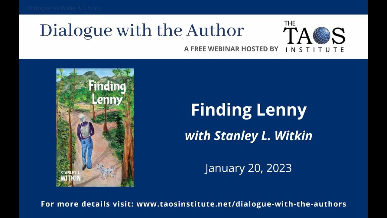 Dialogue with the Author: Finding Lenny with Stanley Witkin - YouTube