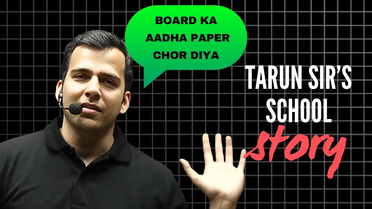Tarun Sir Board Exam Story - YouTube