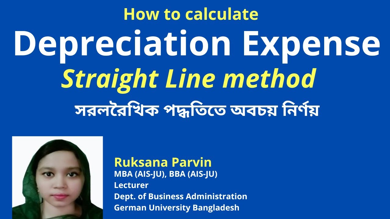 How to calculate depreciation expense with Straight Line method ...