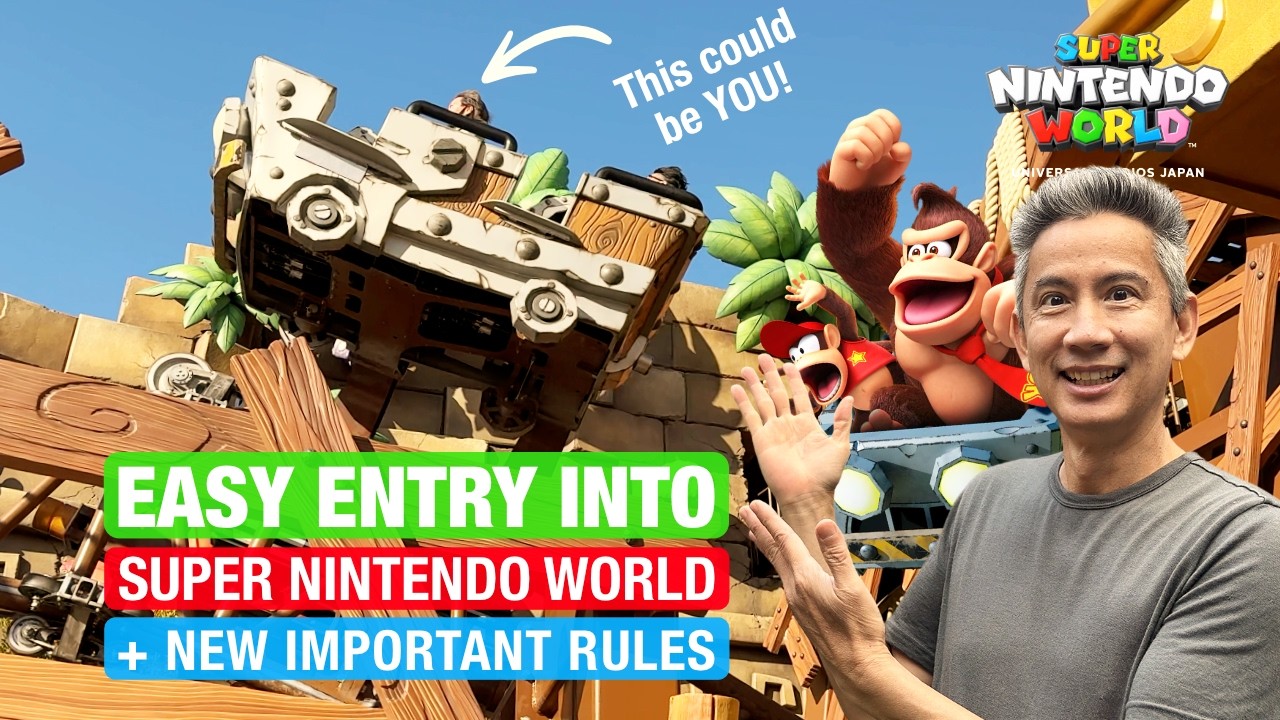 How to Ride Mine Cart Madness at USJ NEW Donkey Kong Country SNW 2025 ...