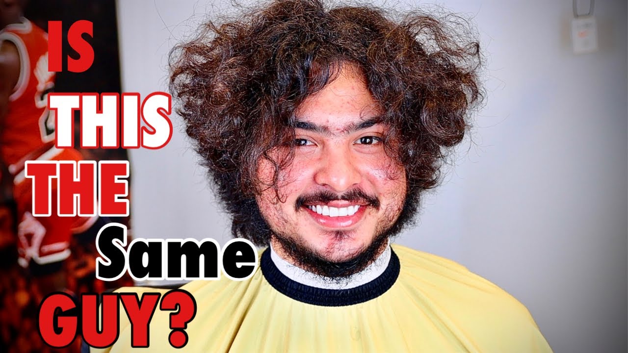 😱CRAZIEST TRANSFORMATION EVER | HOW TO CUT MENS HAIR | NO CUT IN OVER A ...