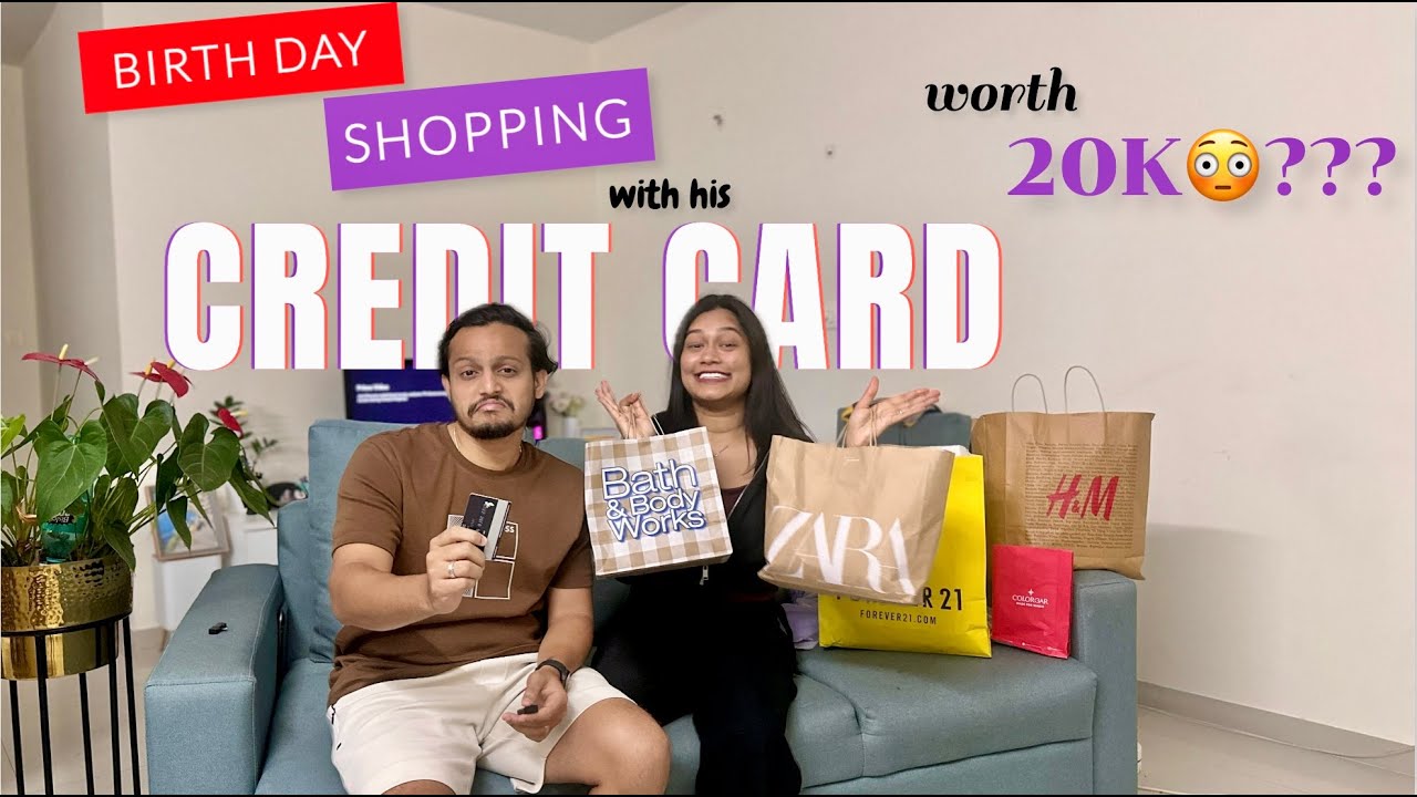I Spent ₹20,000 Using His Credit Card… His Reaction!😂😅 #niksu # ...