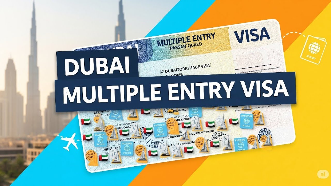 dubai 5 year multiple entry visa apply online | dubai multiple entry visa | how to apply - YouTube