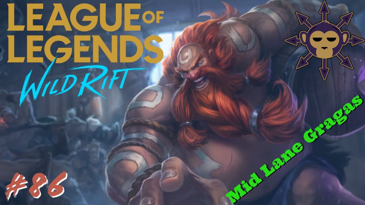 Wild Rift - Mid Lane Gragas - Journey to the bottom of Gold #86 - YouTube