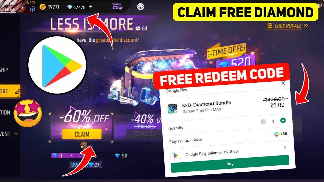 free diamond app - free fire diamond app - free redeem code - Google ...