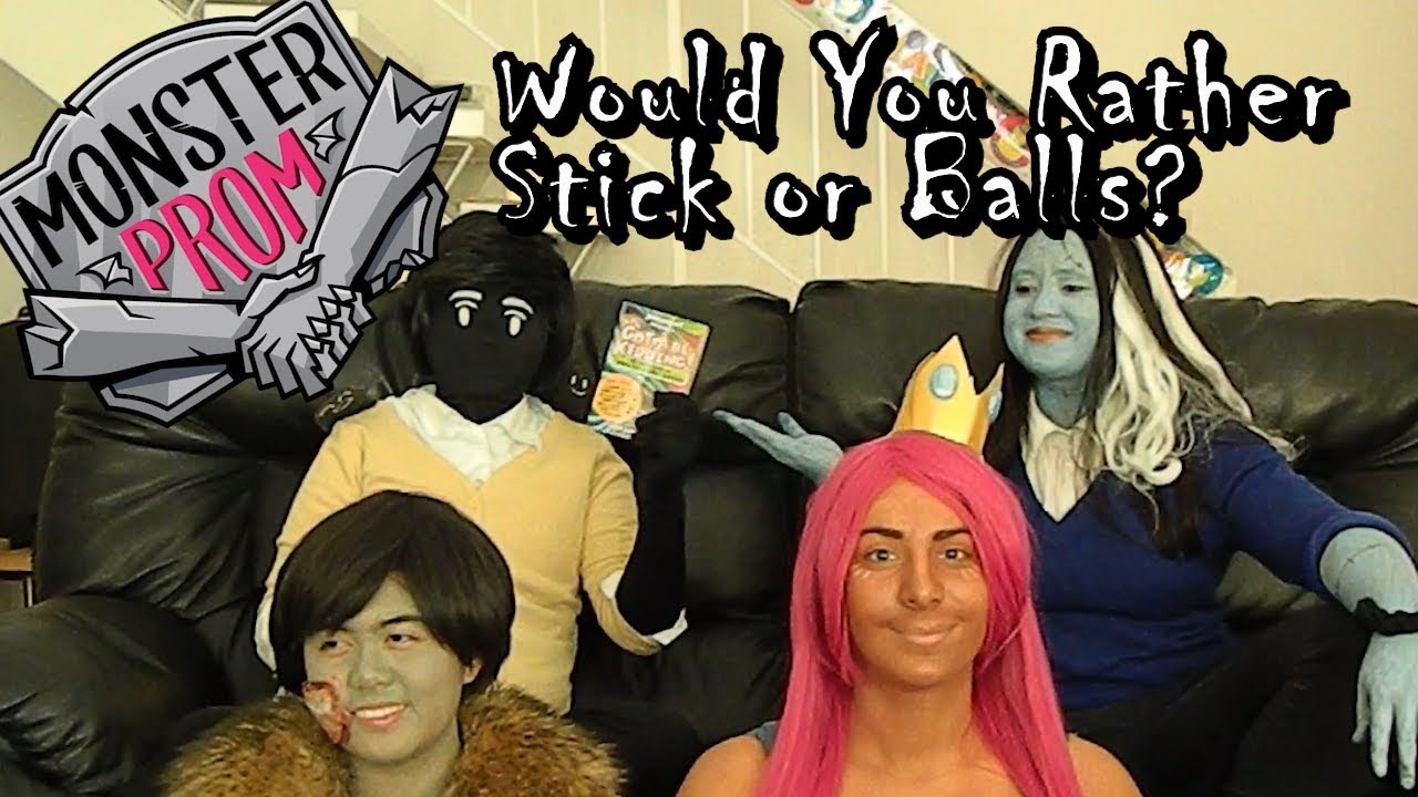 [Monster Prom] Would You Rather: Stick or Balls? (1/2) - YouTube