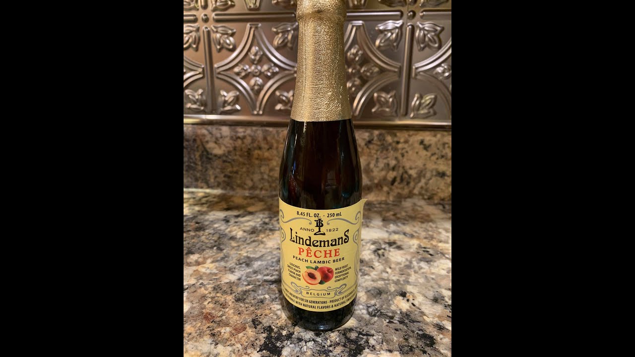 Day 170 Beer Review: Pêche, Brouwerij Lindemans 🇧🇪 Belgian Beer 🇧🇪 ...