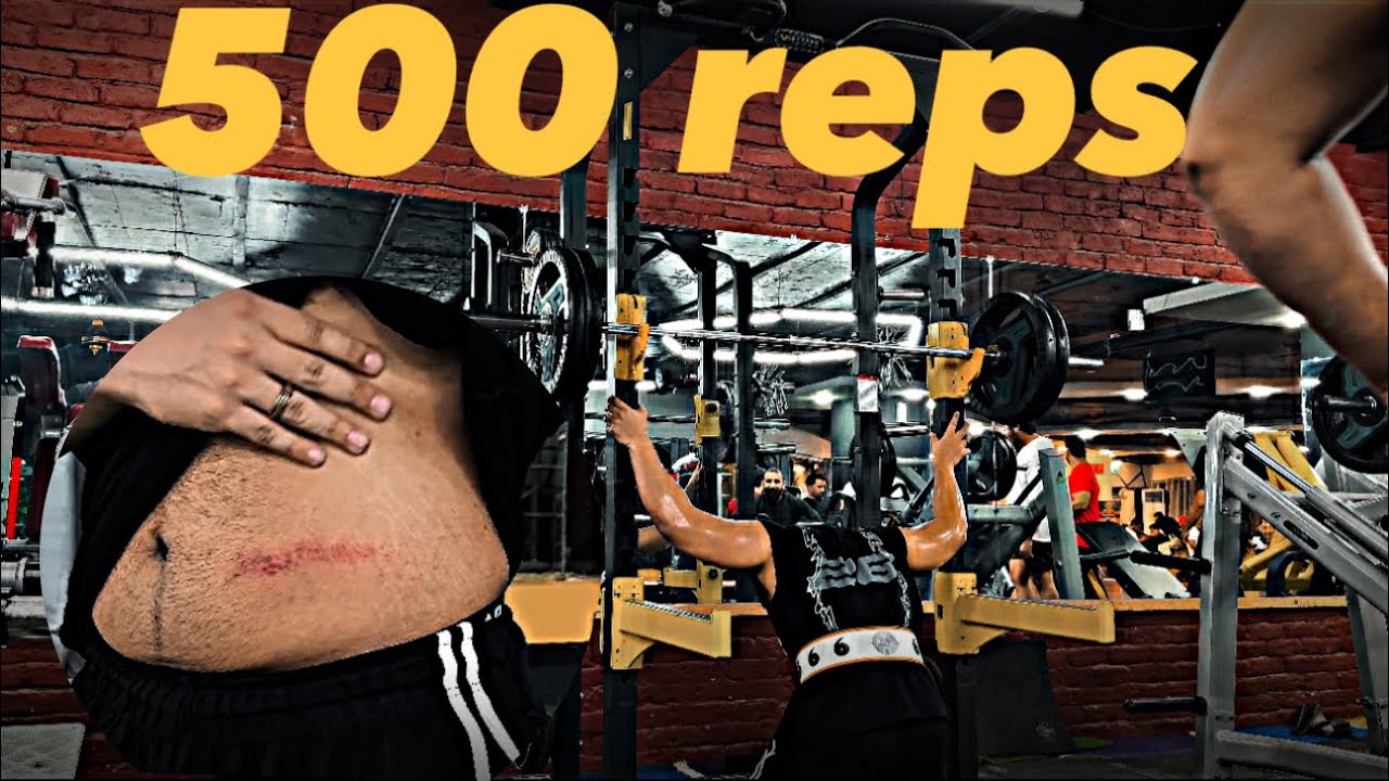 Day 19 | 500 Reps Leg Day 😱 | Brutal Squat Challenge | Bodybuilding ...