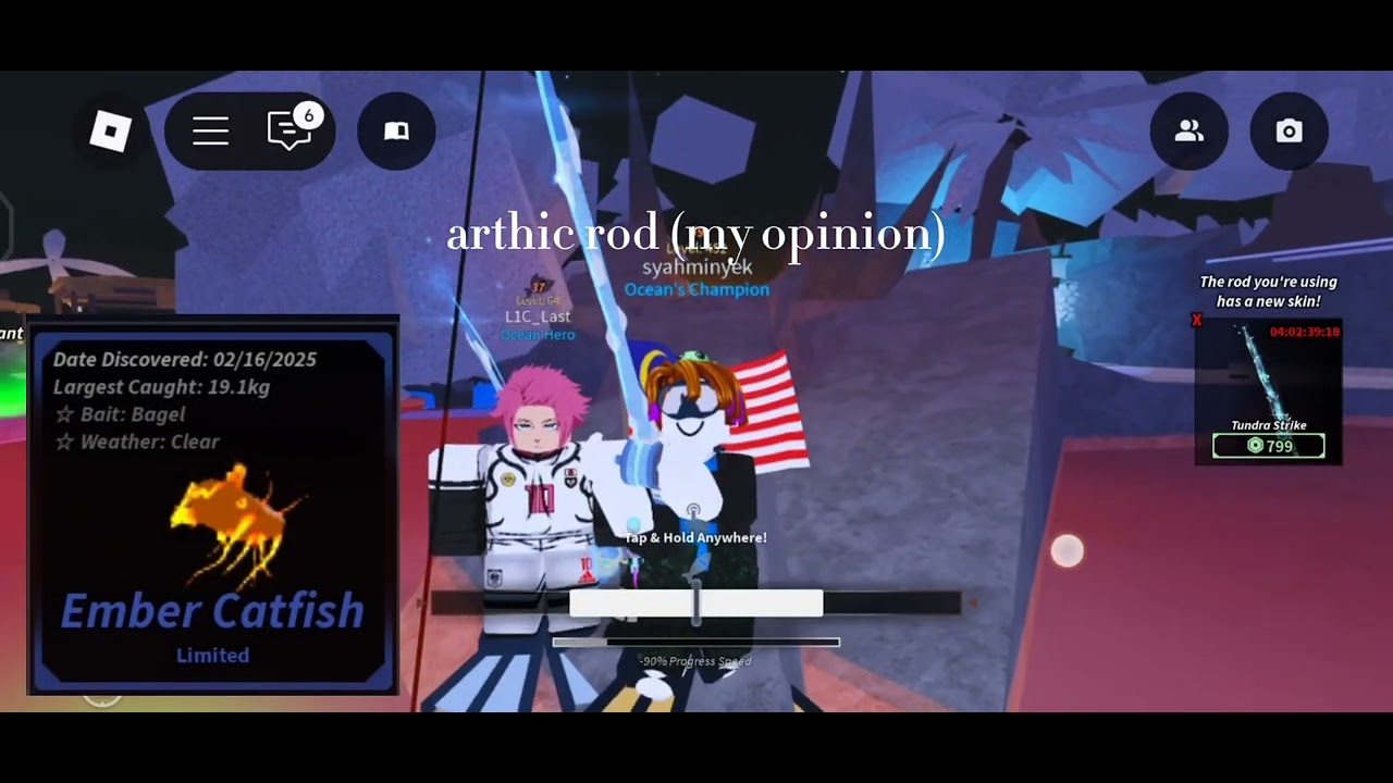 (Fisch roblox) Tutorial to complete ashfall bestiary - YouTube