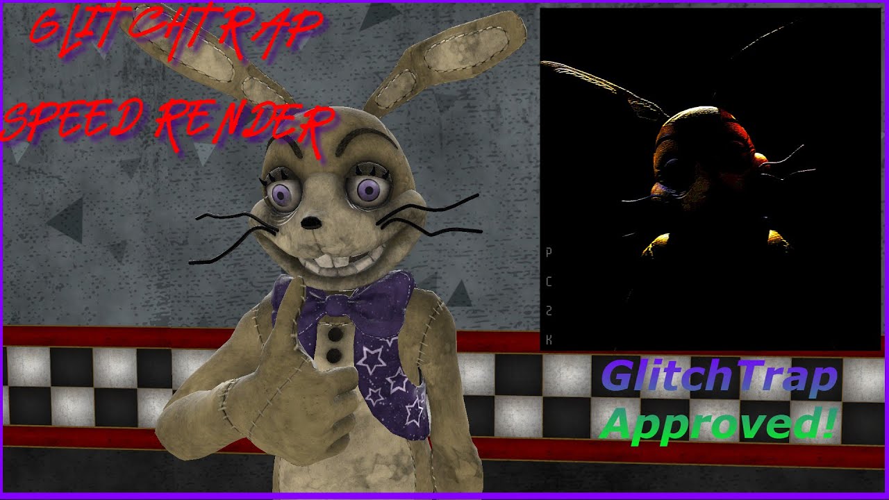 GMOD Speed Render: Glitchtrap! | GMOD FNAF | - YouTube