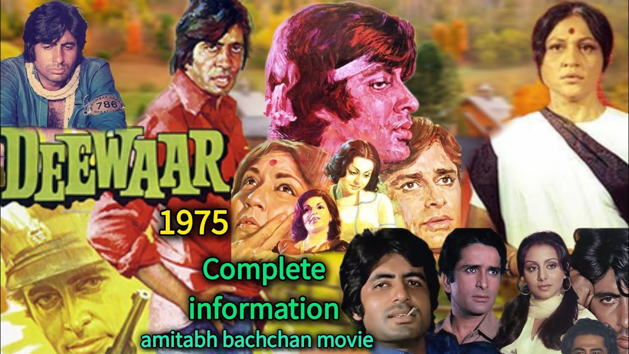 Deewar 1975 Hindi Movie | Bollywood | Indian Film History | Shashi ...