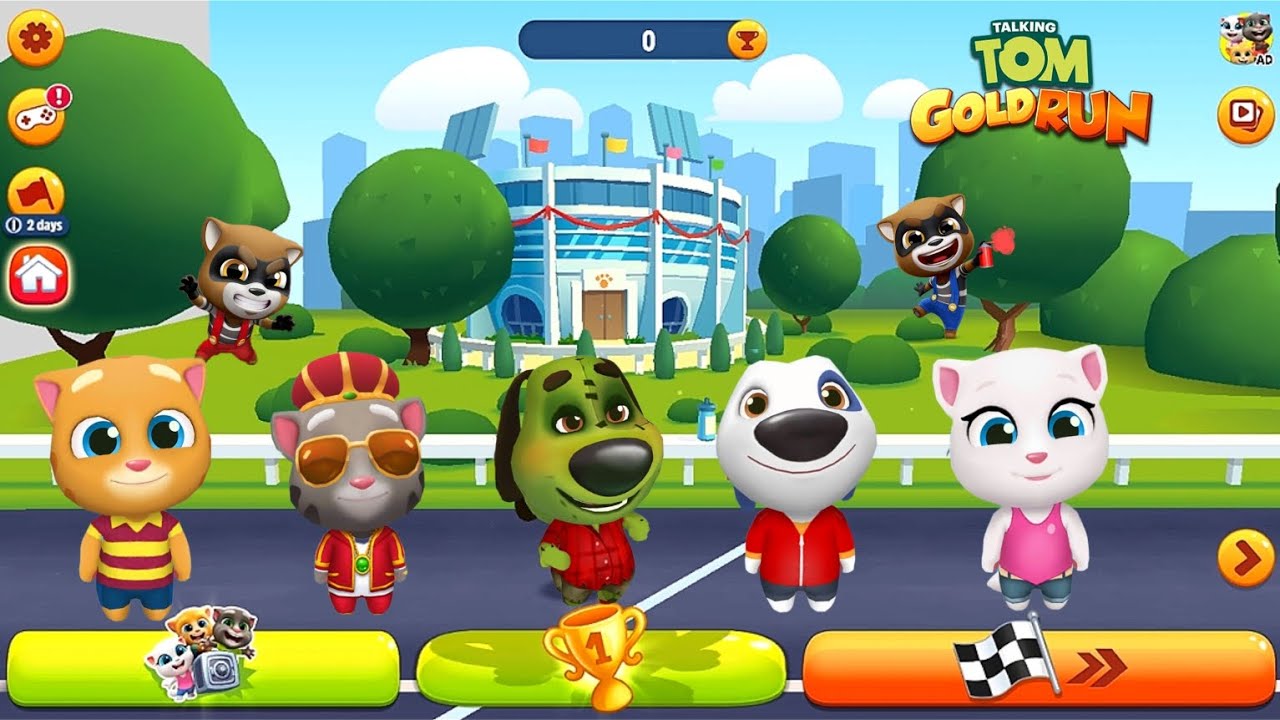 TALKING TOM GOLD RUN ALL TOM RACE TORNAMENT TO PARTICIPATE RACE INDIA ...