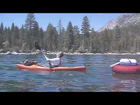 Kayak Camping in Emerald Bay, Lake Tahoe - YouTube