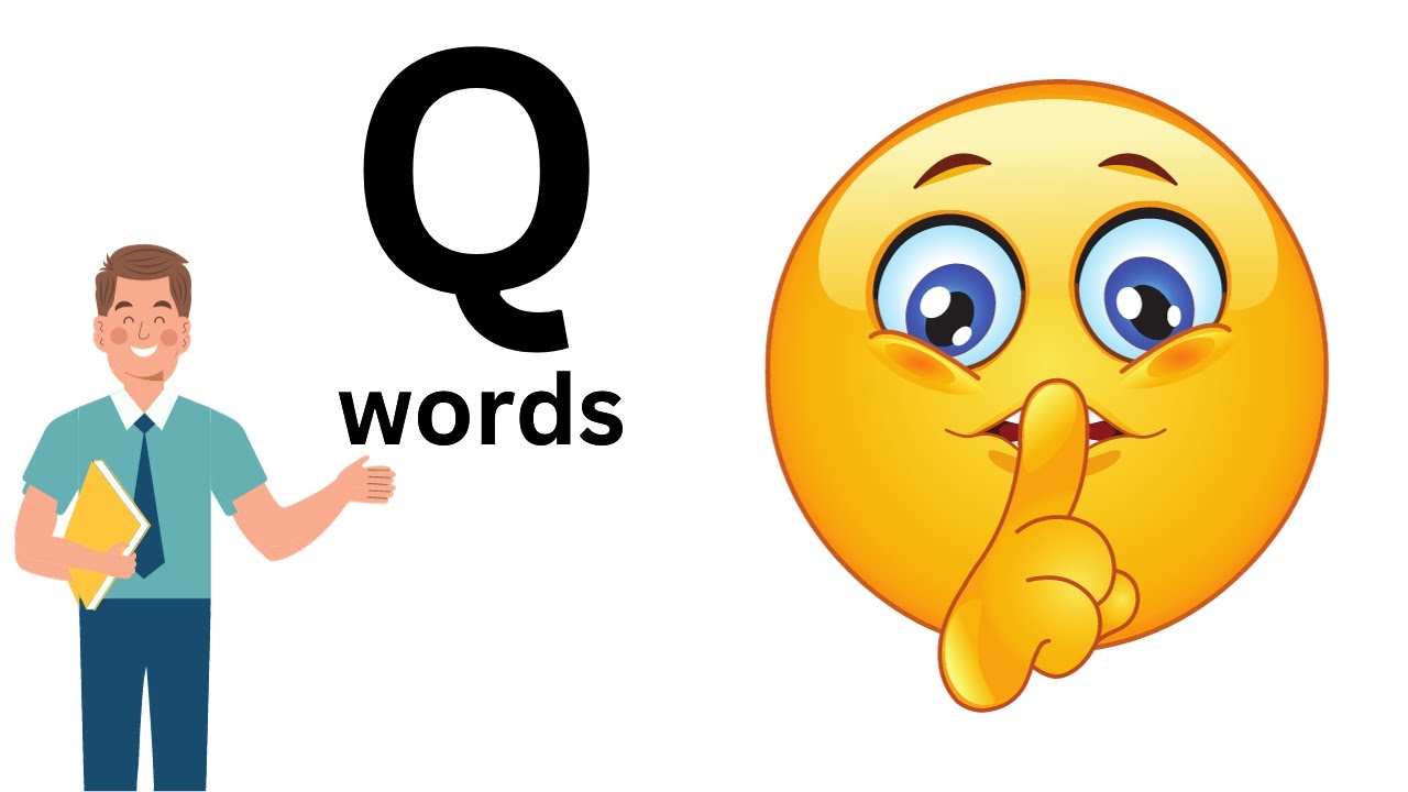Letter Q words for kindergarten 👑 | 'q' words | Letter q sound | Letter ...
