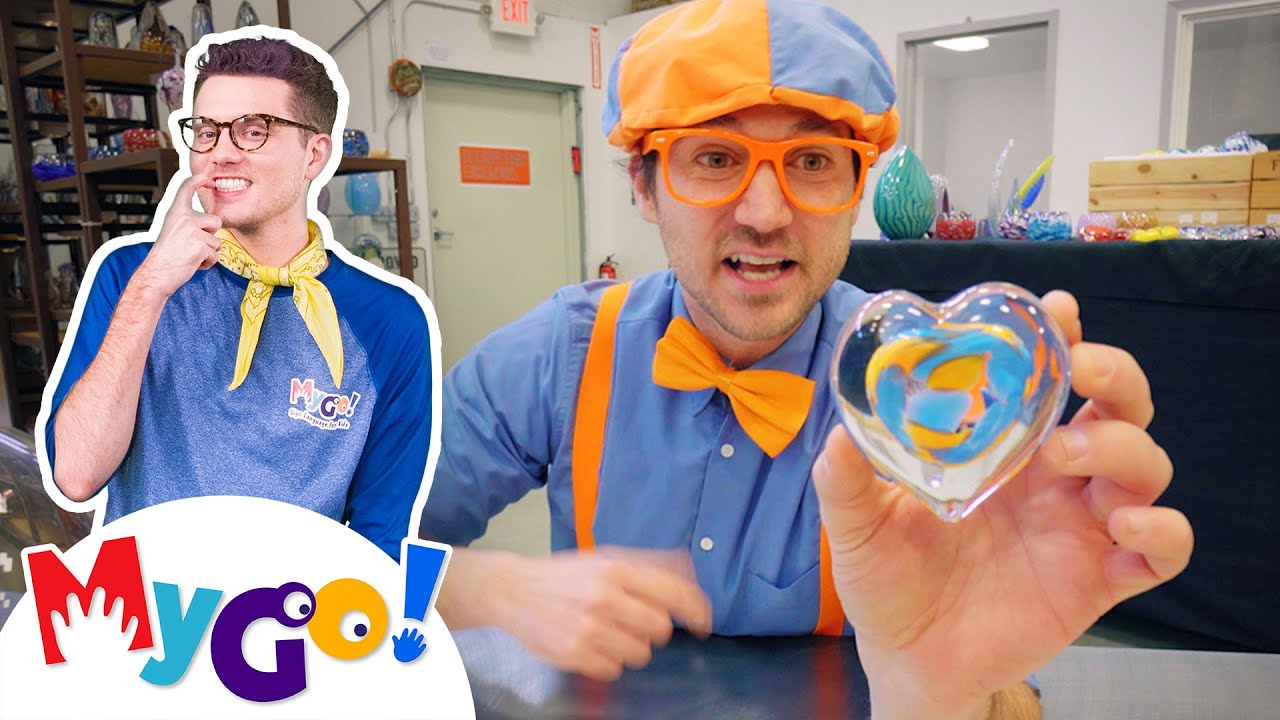 Blippi Goes Glassblowing + MORE! | 1 HOUR! | @Blippi | MyGo! Sign ...