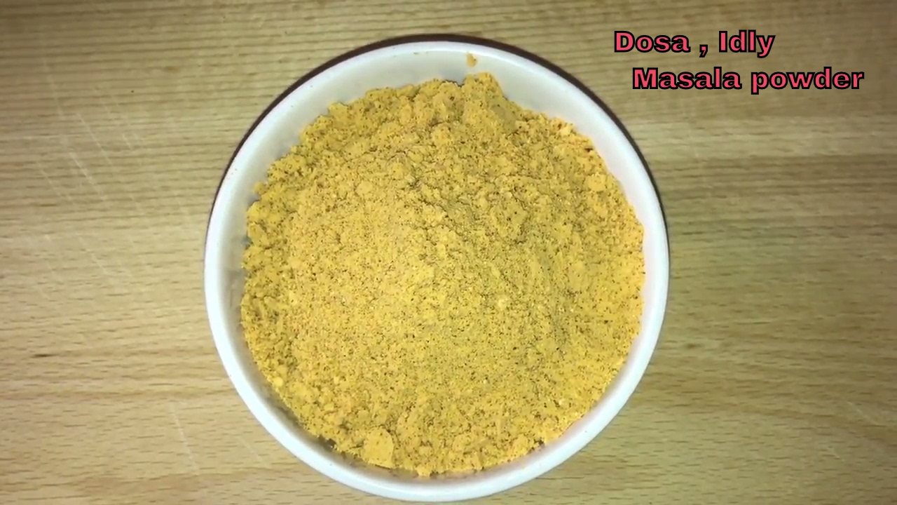 Homemade Masala Powder For Dosa,Idly/How to Make Dosa,Idly Masala ...