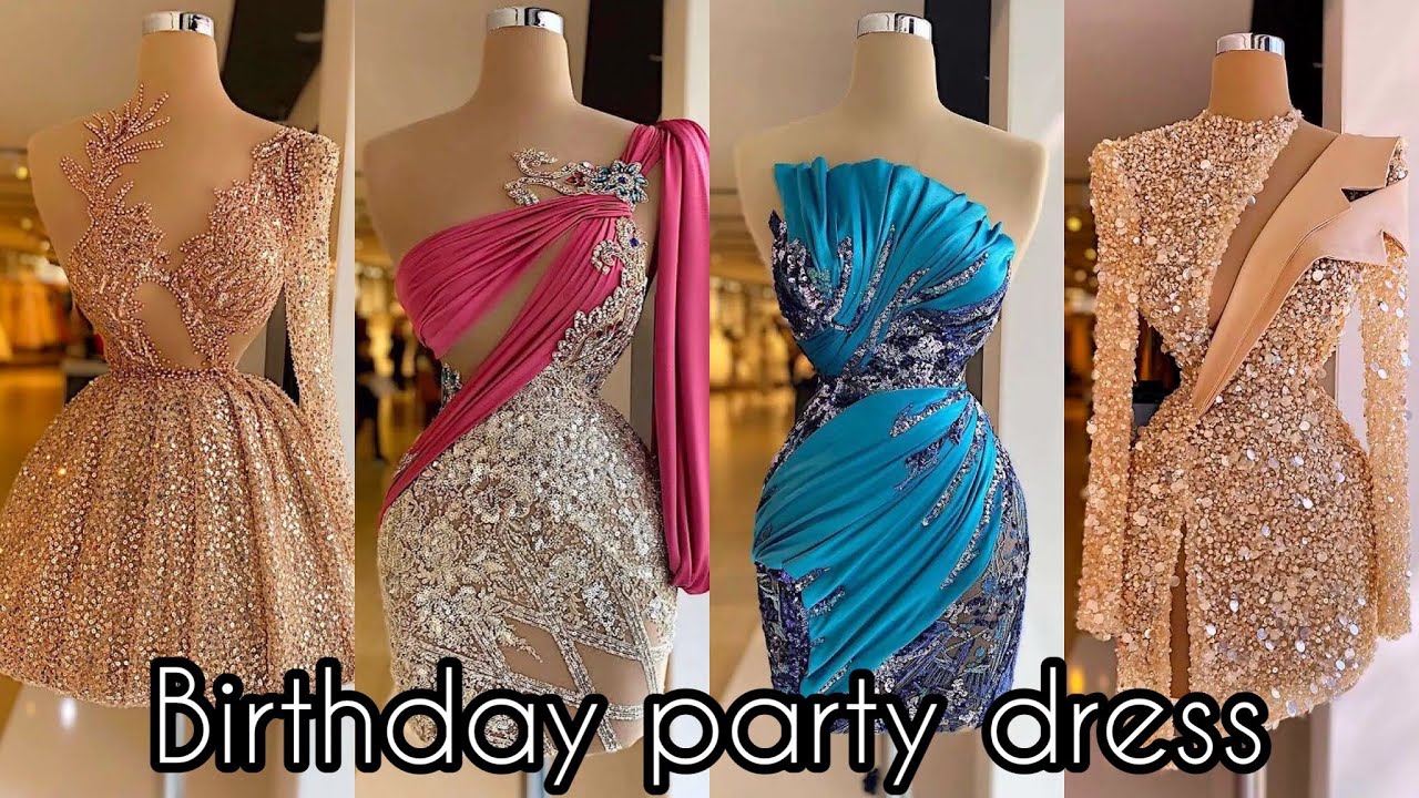 Best short dress for birthday party||prom dress - YouTube