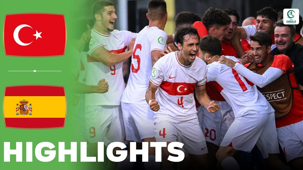 Spain vs Turkey | What a Game | Highlights | U19 European Championship ...