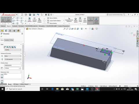 Solidworks tutorial creating a plane part 3 - YouTube