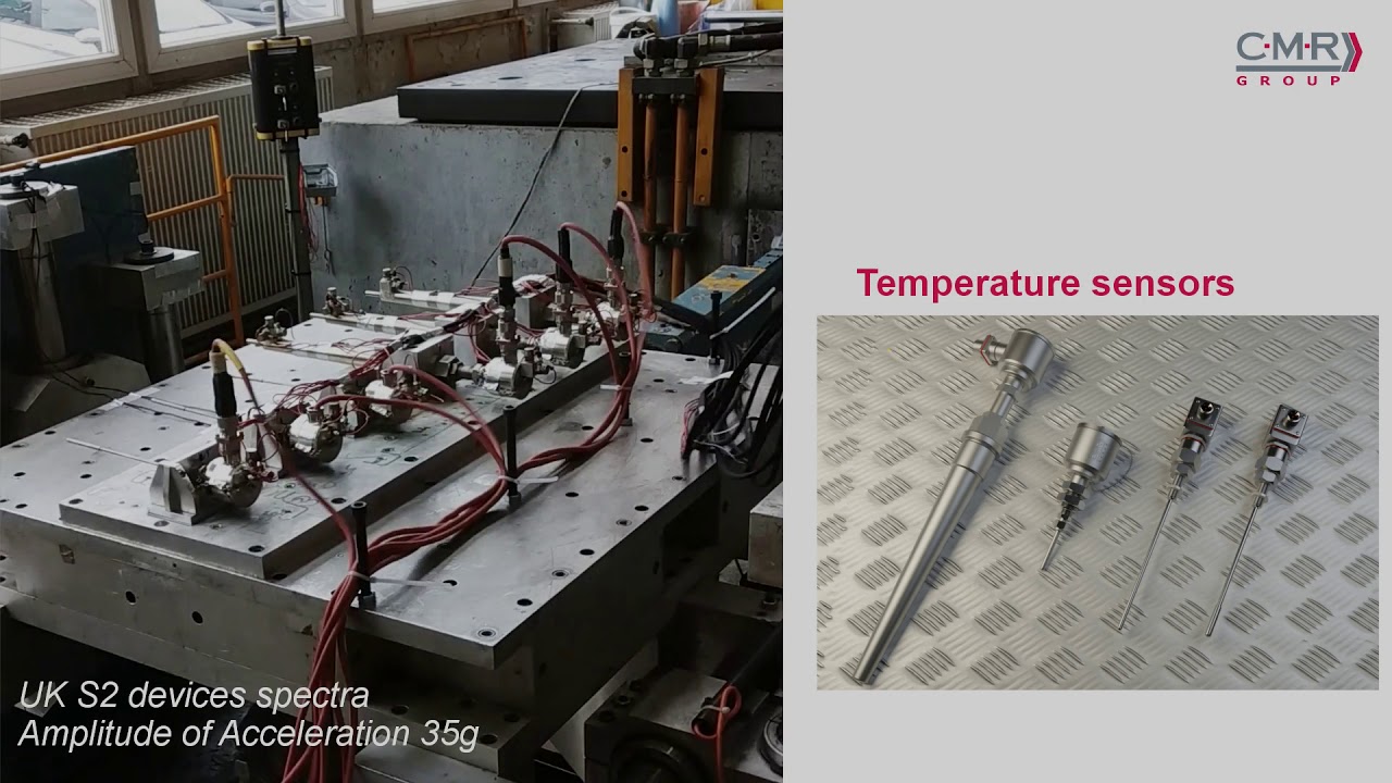 CMR Group Temperature sensors Seismics Tests - YouTube