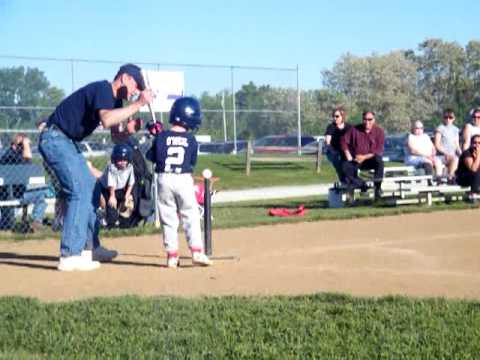 Sam rounds the bases