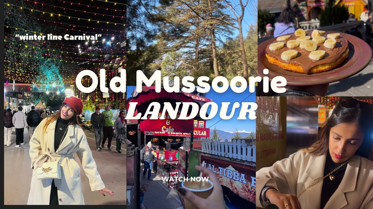 Landour Mussoorie || Winterline Carnival Mussoorie Mall Road🥶 # ...