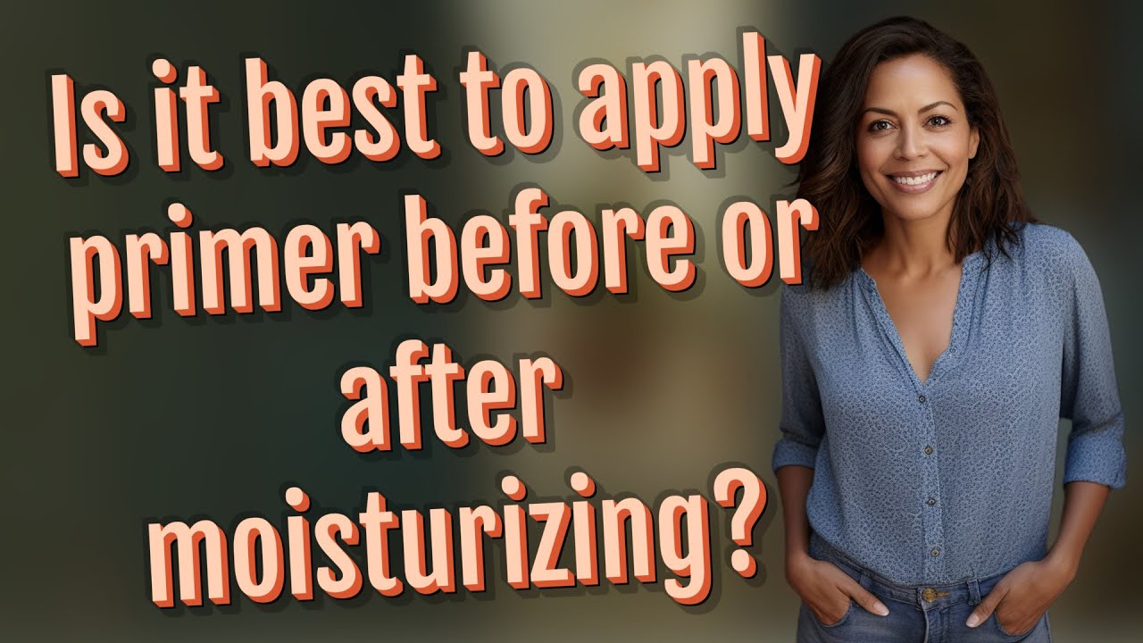 Is it best to apply primer before or after moisturizing? - YouTube