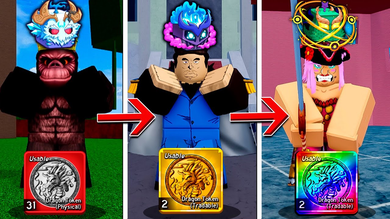 BLOX FRUITS BUT EVERY BOSS, I WILL OPEN A DRAGON TOKEN! - YouTube