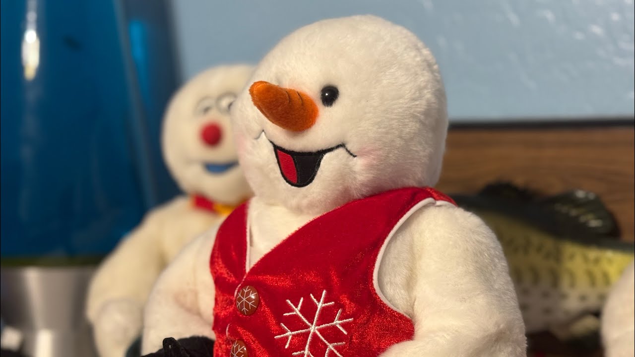 Gemmy Animated Snowflake Spinning Snowman “Mr. Snowflake” - YouTube