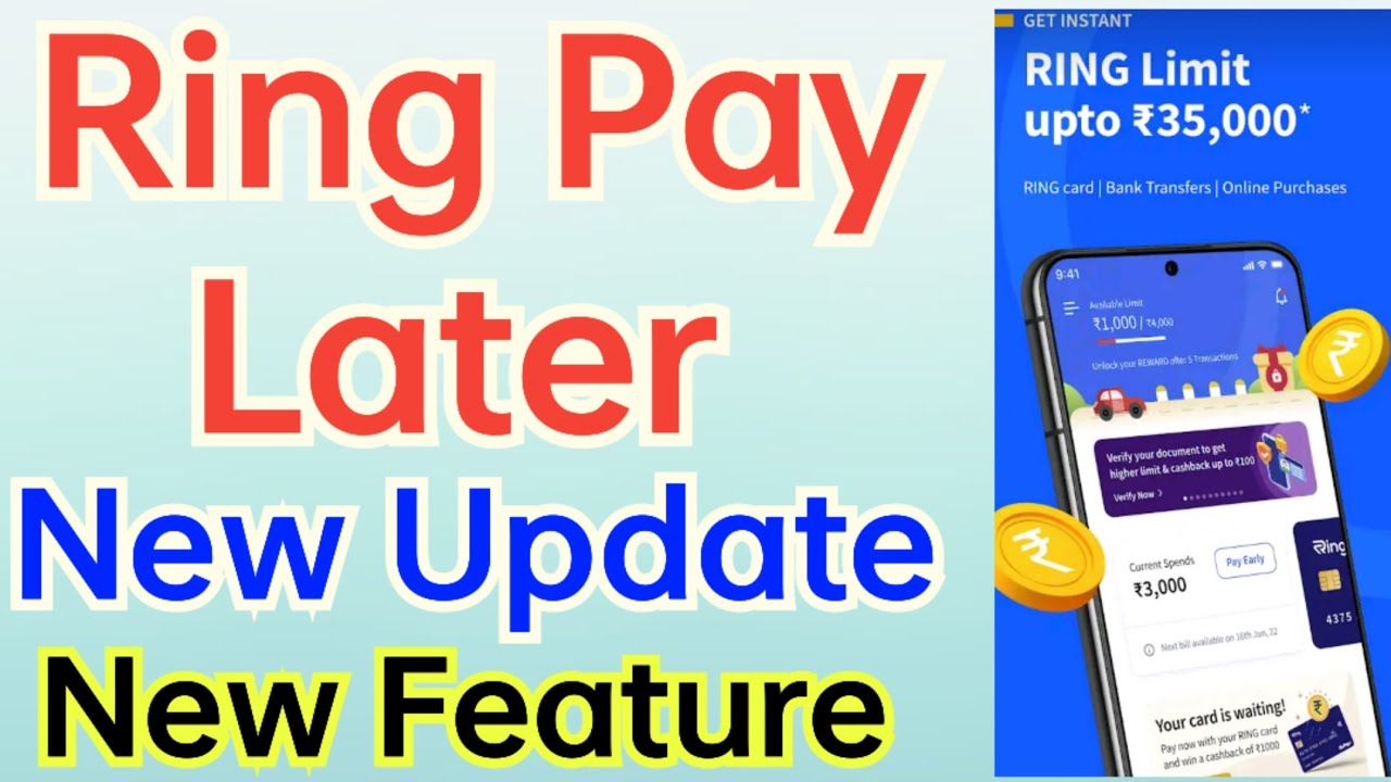 Ring Pay Later New Update | Ring Pay Later New Feature Launched - YouTube