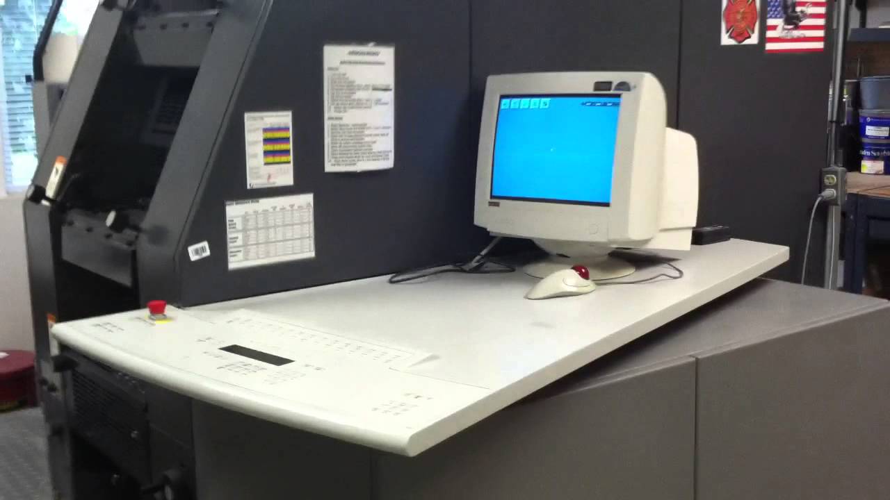 Heidelberg QuickMaster DI Offset Printing Press - YouTube