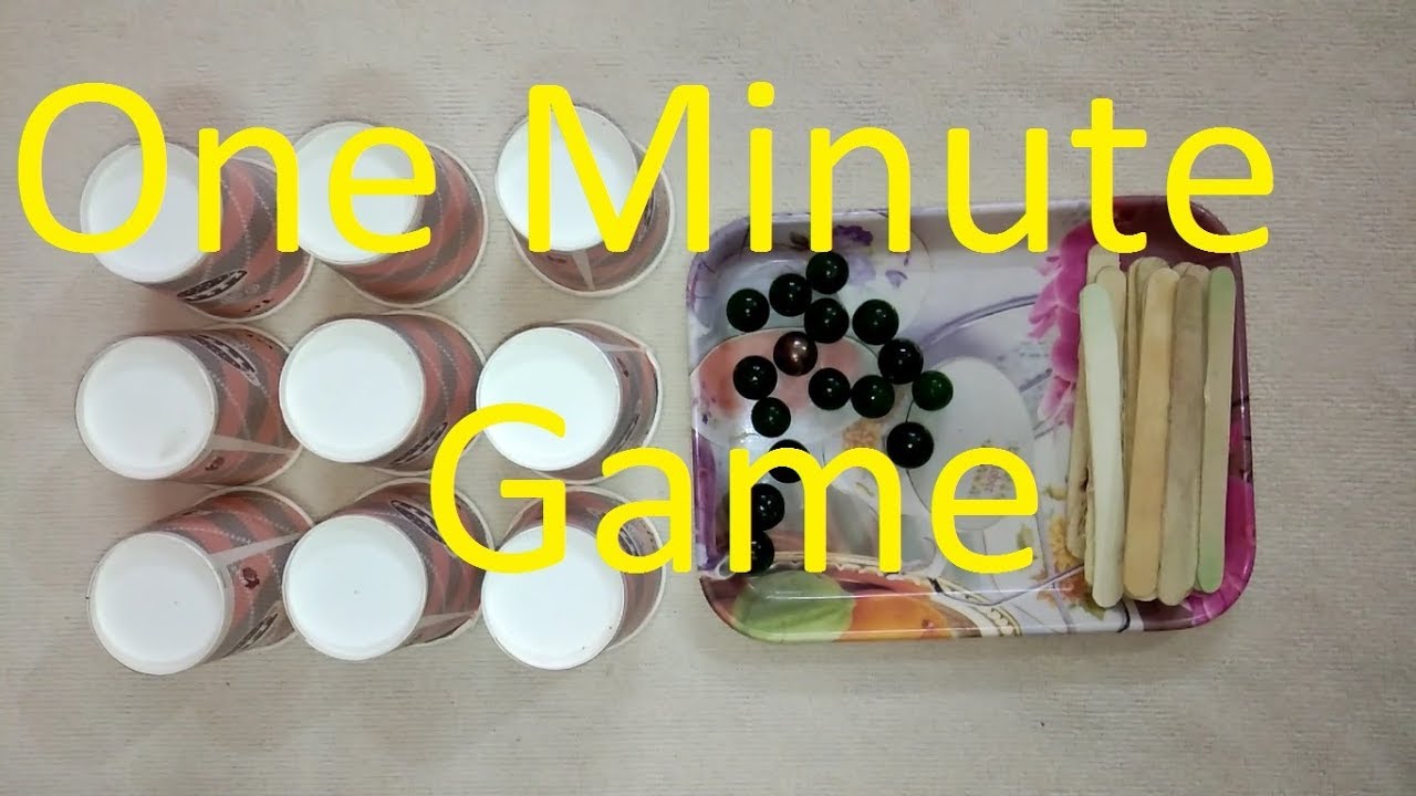 One Minute Game with Marbles,One Minute Game ,Kitty Party Game - YouTube