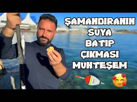 Şamandıralı Balık Avı  ve Balık Yemi Hazırlanışı - Şamandıranın Suya Batıp Çıkması Harika…!!