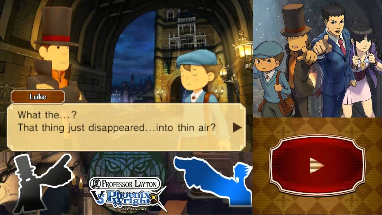 Crystal Dreams' Gaming Stream: Professor Layton vs Phoenix Wright Part ...