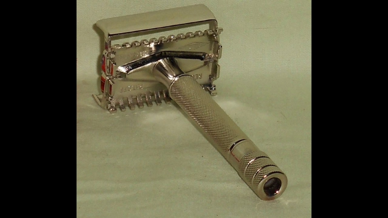 1938 Gillette Senator Refurbished Re-Plated Razor 2 - YouTube