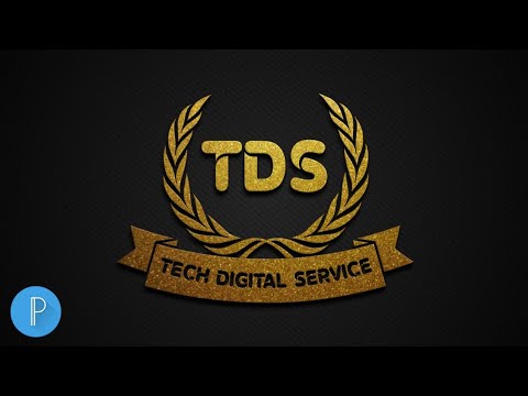 TDS Channel Logo Design in Pixellab || How To Make Logo Design in ...