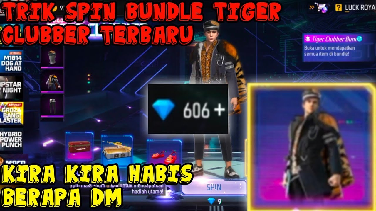 TRIK SPIN BUNDLE TIGER CLUBBER TERBARU||SPIN BUNDLE TIGER CLUBBER ...