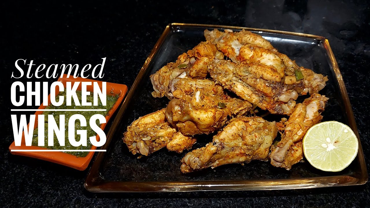 Recipe of Steamed Chicken Wings as Gym Diet | How To Steam Chicken ...