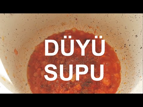 🔴COX DADLİ VE FERQLİ VE ASAN HAZİRLANAN DUYU SUPU 🔴DUYU SUPUNUN HAZİRLANMASİ  DÜYÜ SUPU HAZIRLANMASI