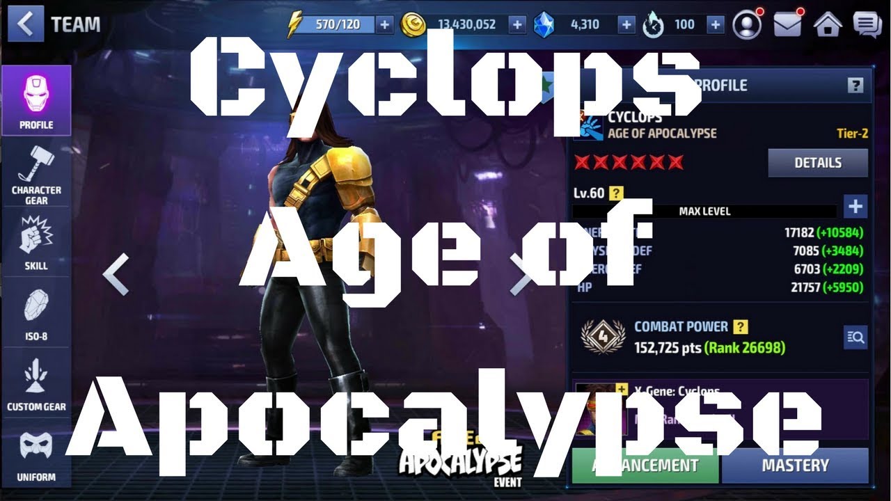 รีวิว Cyclops ยู Age of Apocalypse - YouTube