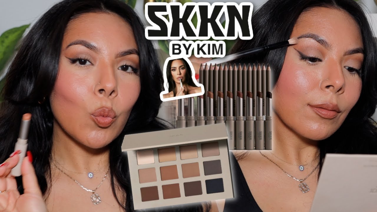 TRYING OUT THE NEW SKKN BY KIM MAKEUP! (REVIEW + DEMO) - YouTube